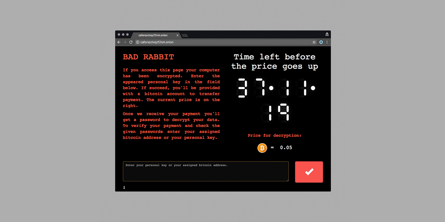 Bad Rabbit Ransomware: Beware of Fake Flash Updates